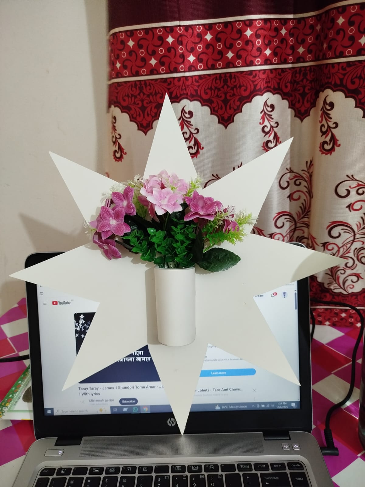 Flower Vas with Artificial Flower – In Mart BD